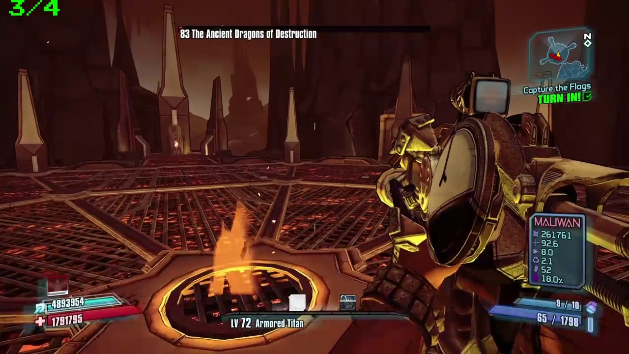 Borderlands 2 - Soloing OP8 Dragons of Destruction - YouTube