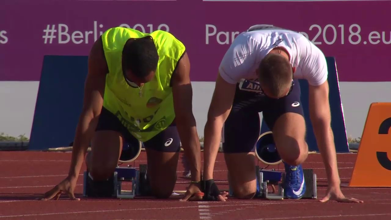 Men's 100m T11 - YouTube