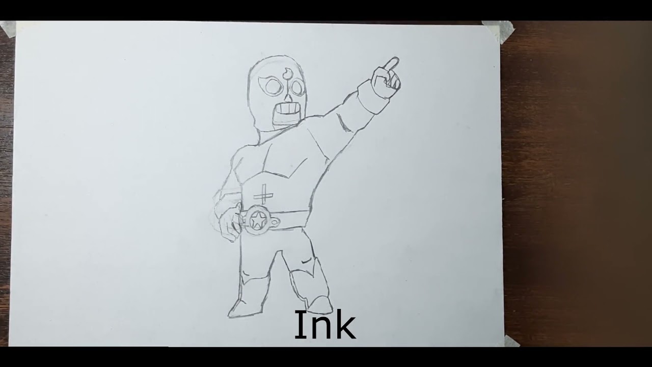 How to draw El Primo from Brawl Stars | Art Nest - YouTube