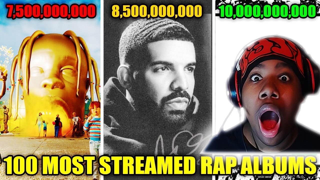 TOP 100 MOST STREAMED RAP ALBUMS OF ALL TIME 2023 - YouTube