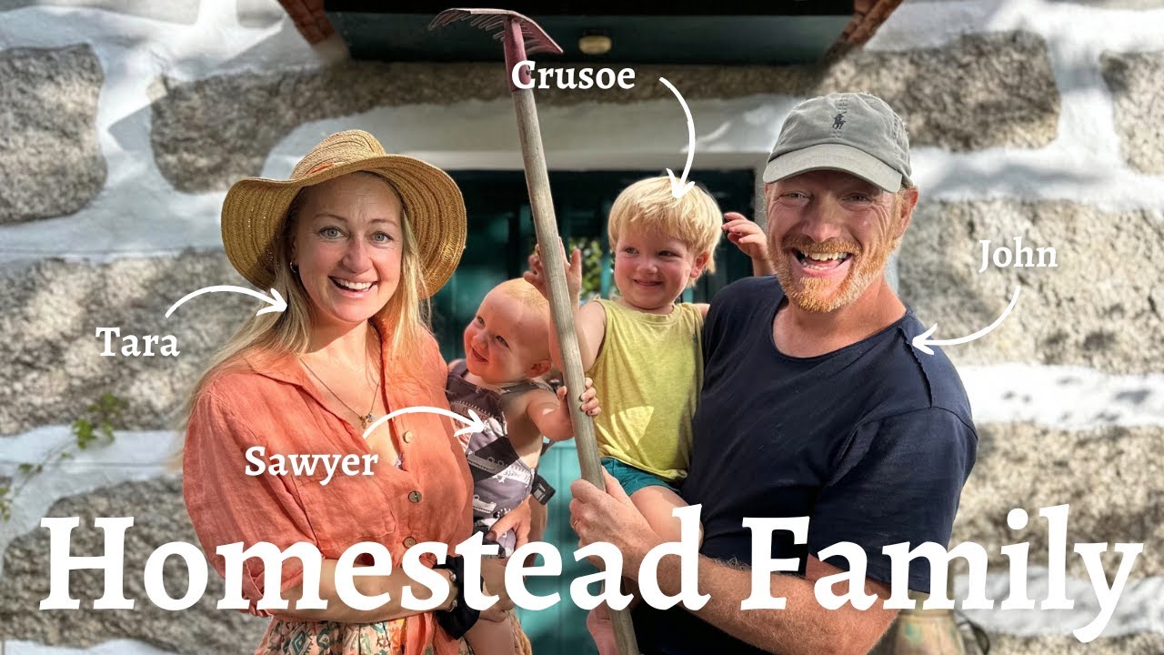 Portugal Homestead Vlog | AMAZING progress on the outdoor kitchen and a ...