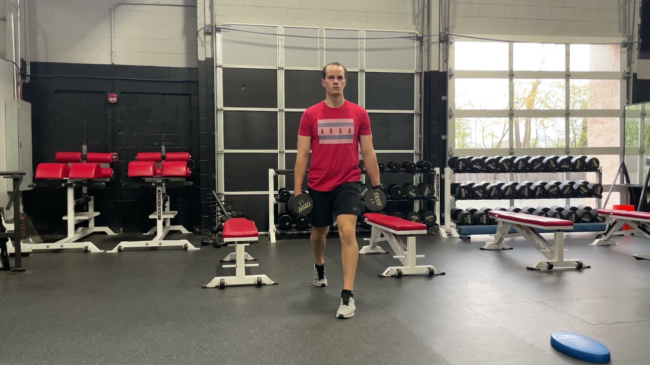 Weighted Split Squats - YouTube