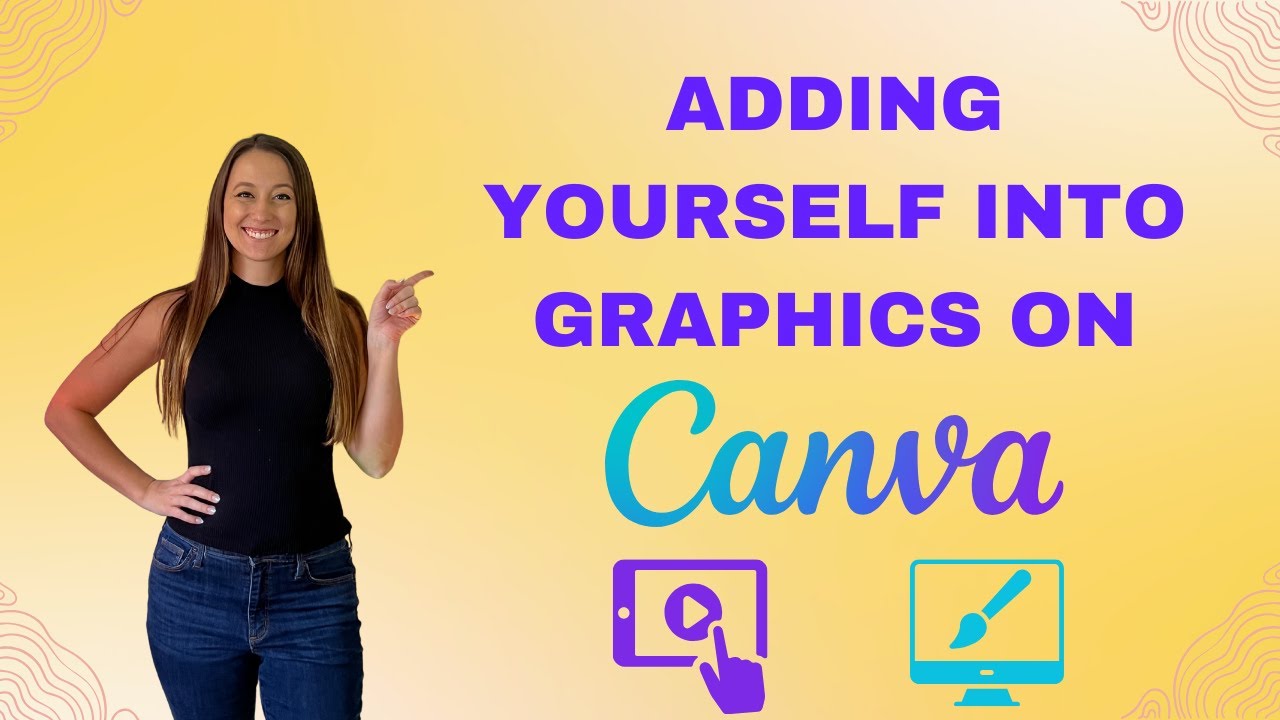 Adding Yourself into Graphics on Canva - YouTube