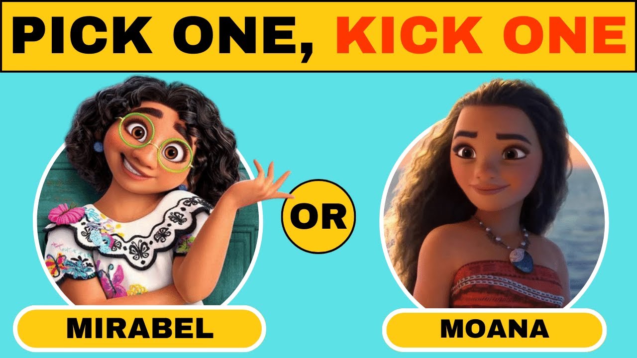Pick One Kick One Disney Edition 👸 - YouTube