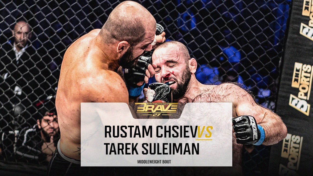 FREE FIGHT | Tarek Suleiman vs Rustam Chsiev | BRAVE CF 27 - YouTube
