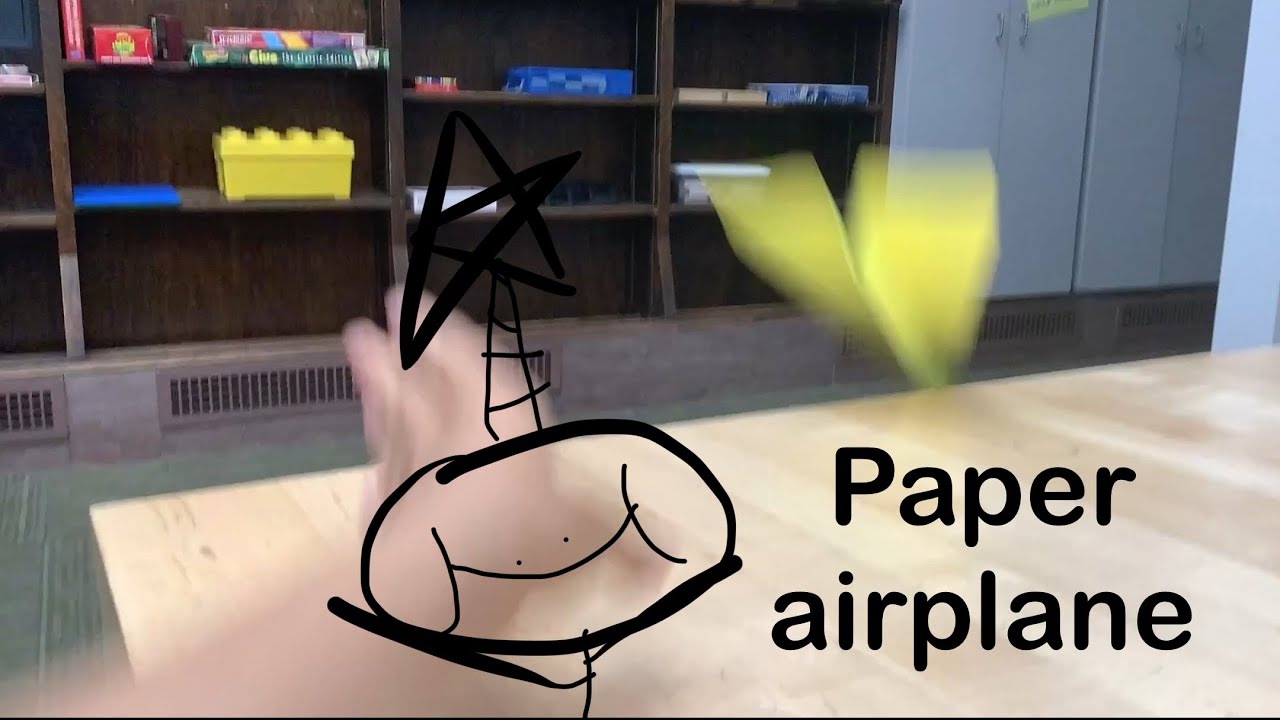 How to make a paper airplane | Stop Motion - YouTube