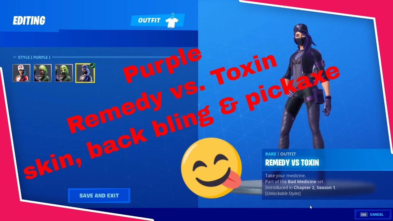 How to get the purple remedy vs toxin skin - overtime challenge - YouTube