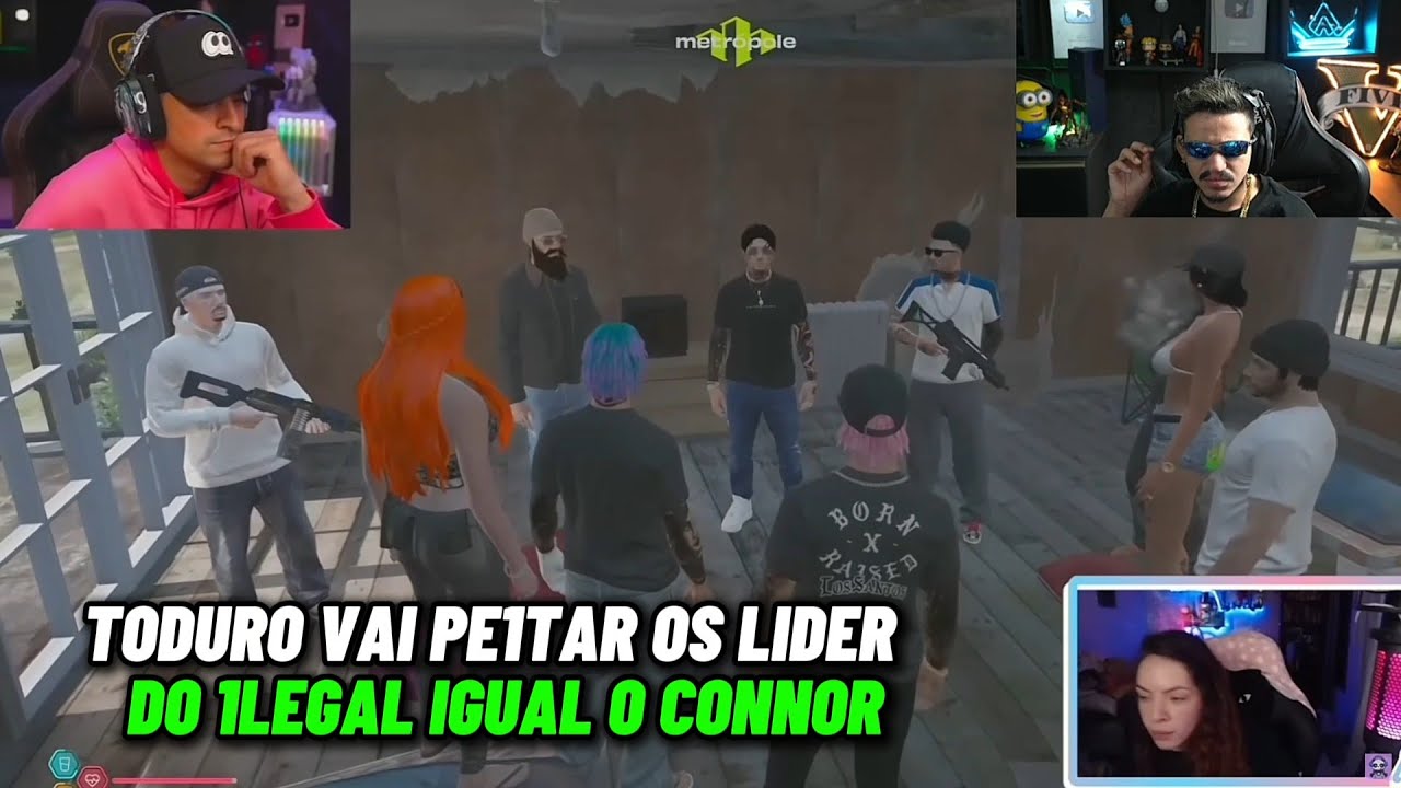 TODURO REAGINDO CONNOR NO MODO PSICO E DEIXANDO OS LIDER DO ILEGAL ...
