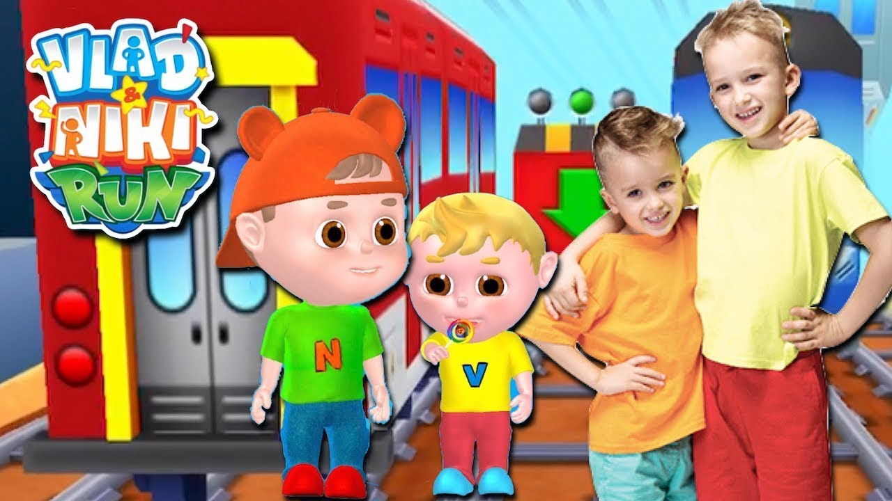 vlad and nikita | Vlad and Niki run | vlad and niki - YouTube