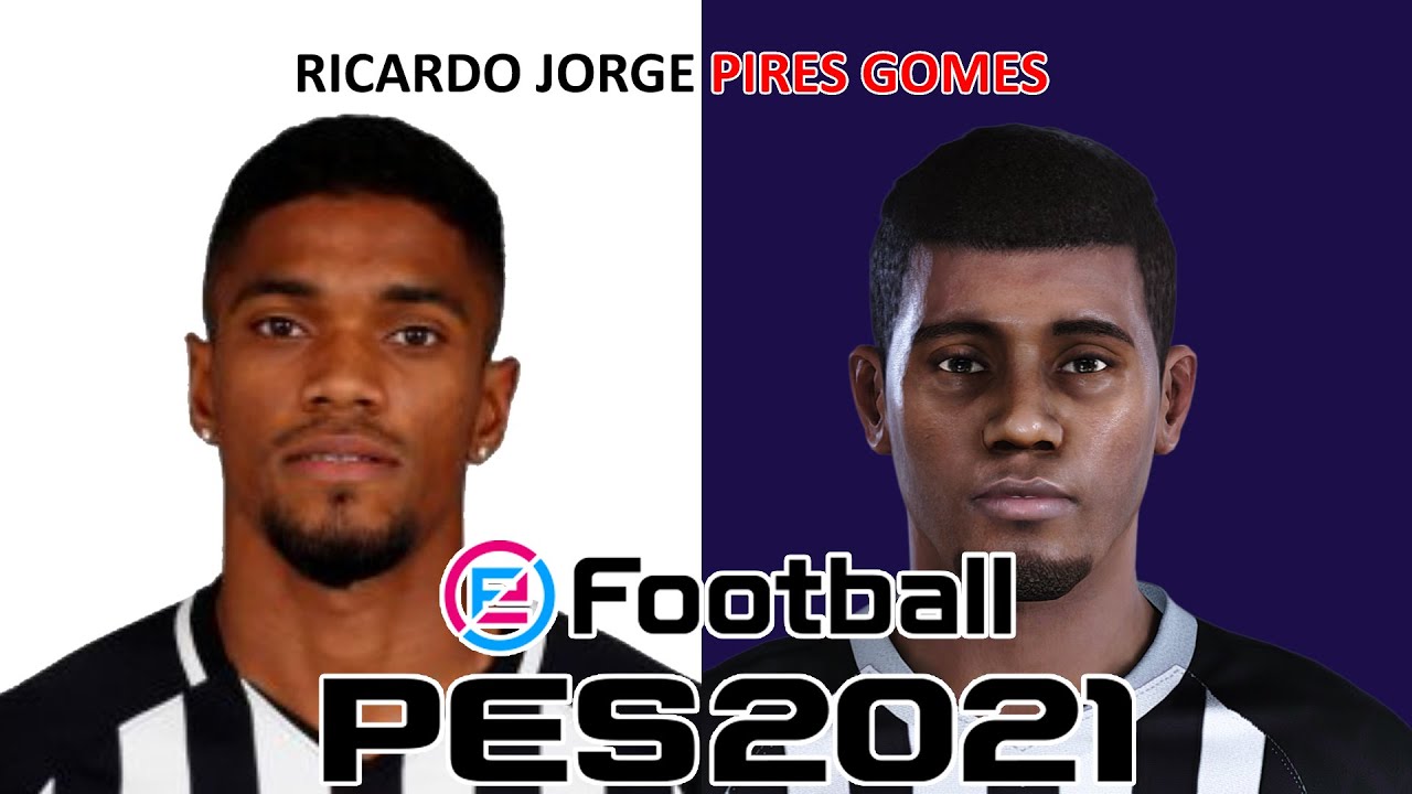RICARDO JORGE PIRES GOMES | PES 2019/2020/2021 | FACE BUILD & STATS - YouTube