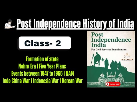 Post Independence history of India Class 2 I Economic Development After ...