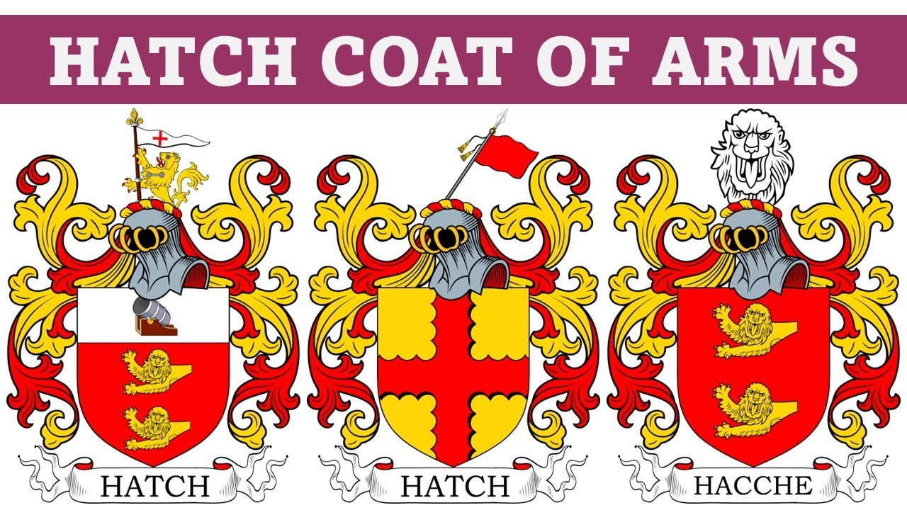 Hatch Coat of Arms & Family Crest - Symbols, Bearers, History - YouTube