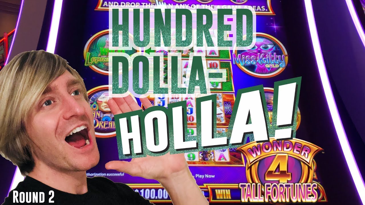 Hundred DOLLA-HOLLA! *Round 2* Wonder 4 Tall Fortunes - YouTube
