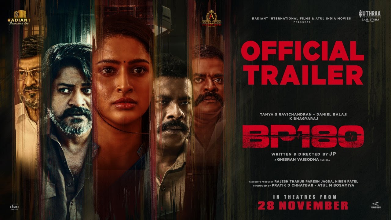 BP 180 - Official Trailer | Daniel Balaji, Tanya S Ravichandran | JP ...