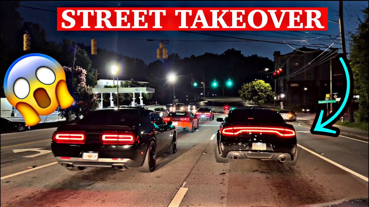 HELLCATS TAKEOVER ATL STREETS 😳** MUST WATCH ** - YouTube