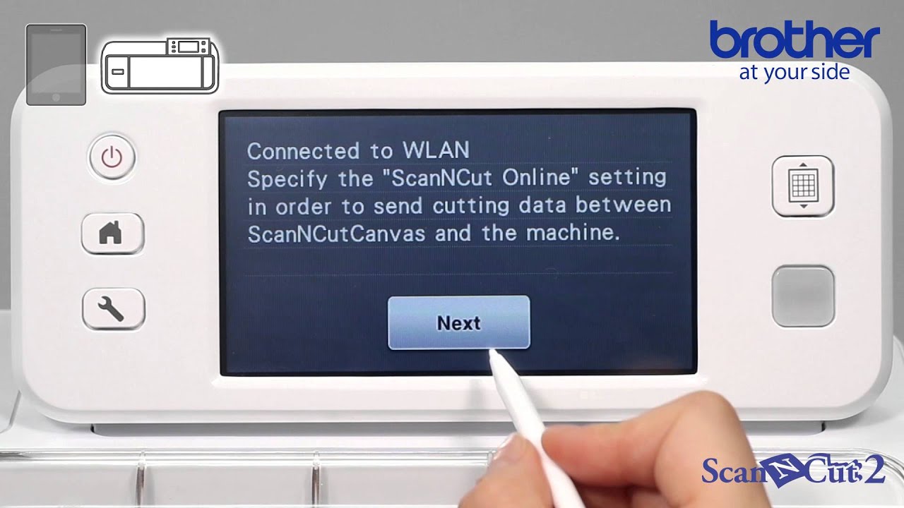 [Brother] 全新CM900 ScanNCut 創意裁剪機 - 產品特點 - WLAN無線連接 - YouTube