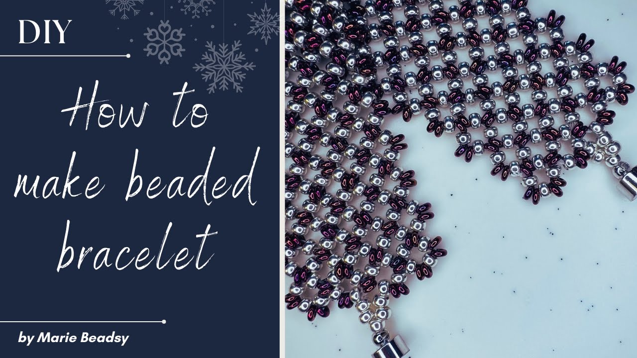 How to Make Beaded Bracelet | Beading Tutorial | Pondo Stitch with TOHO ...