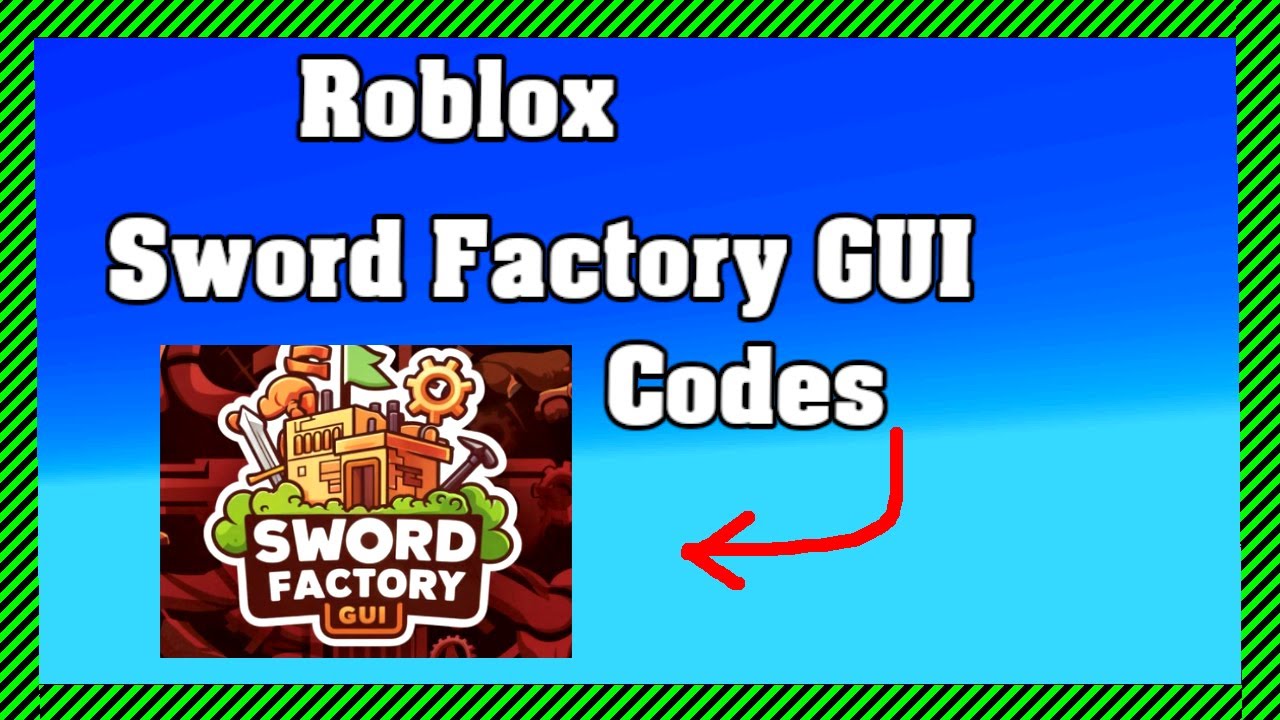 Roblox Sword Factory GUI Codes ! 😱 - YouTube