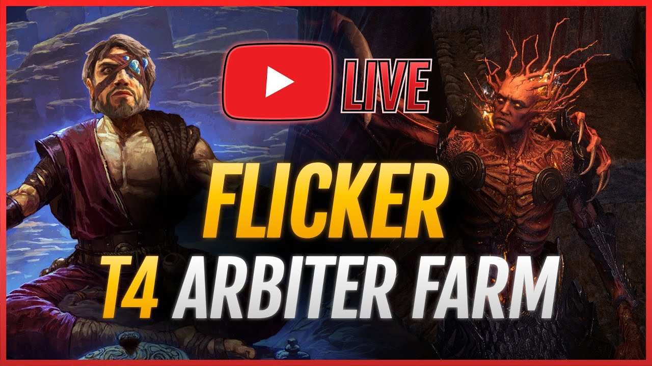 POE 2🔴T4 ARBITER FARM - Can I PROFIT? - Gemling FLICKER Strike BUILD - ENDGAME🔴Path of Exile 2 ...