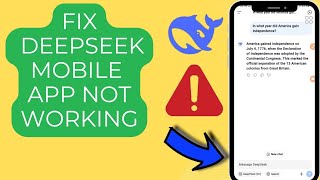 How To Fix Deepseek App Not Working 2025 Fix Deepseek Mobile App Not ...