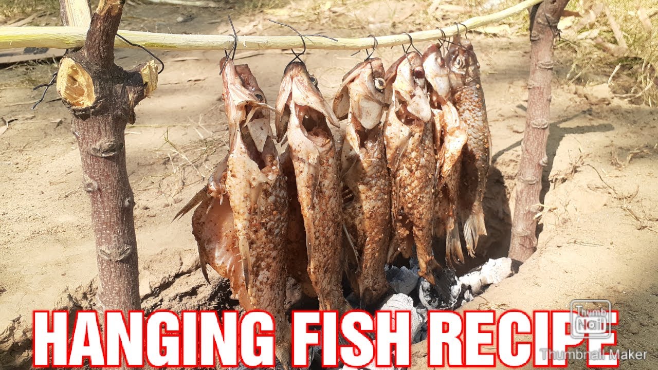 HANGING FISH BBQ | FISH BARBEQUE | FISH RECIPE | DIFFERENT STYLE FISH ...