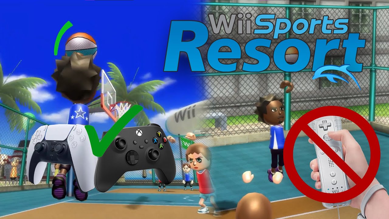 How To Play Wii Sports Resort Basketball with a Controller | Dolphin 5. ...