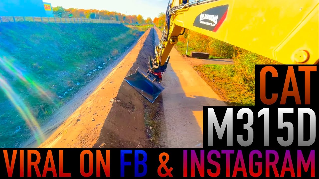 Pro Grading Dirt Wall #rototilt #tiltrotator #cat #caterpillar # ...