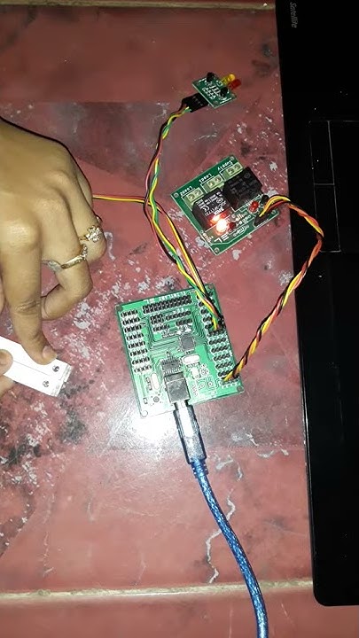 Arduino working by using magnetic sensor - YouTube