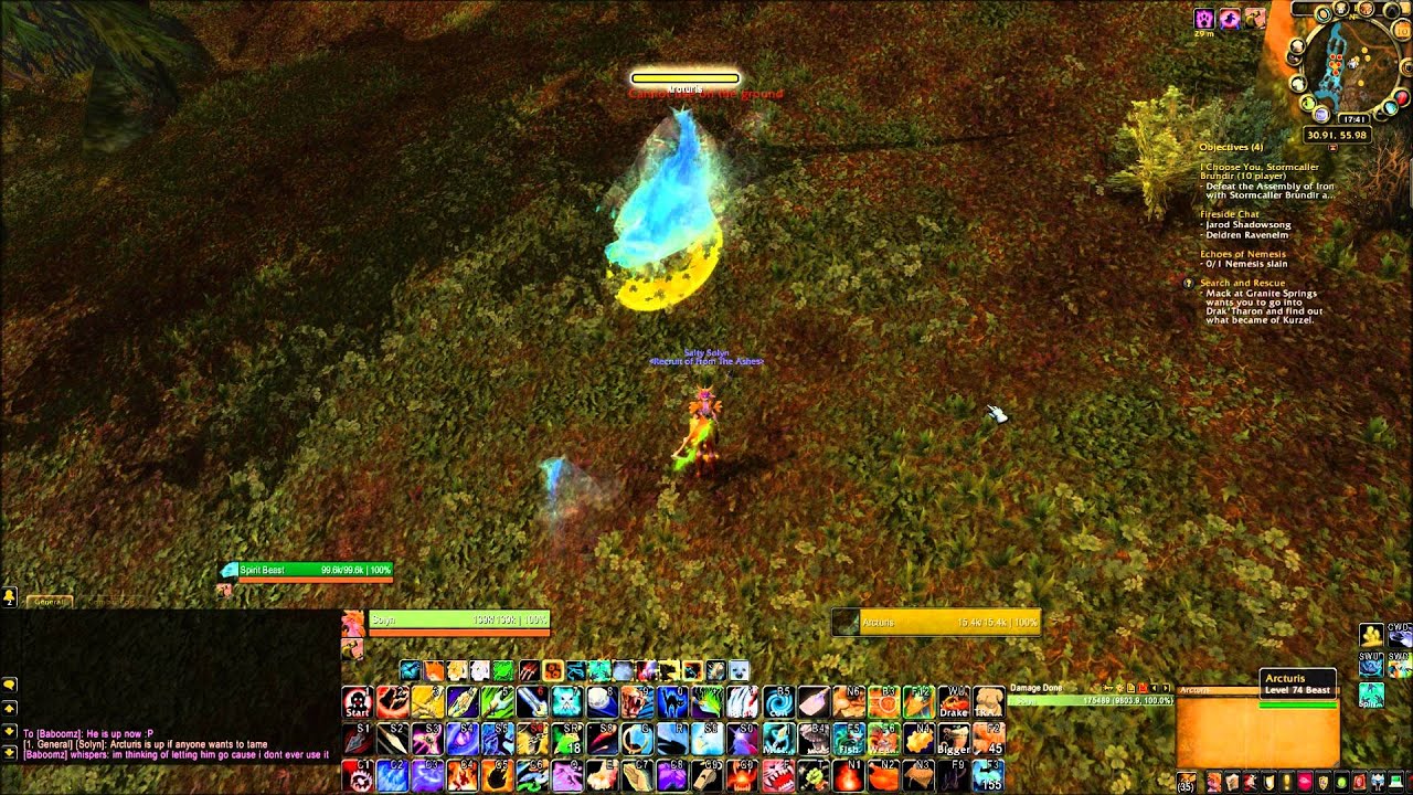 Arcturis vs Arcturis Rare spawn hunter pet - YouTube