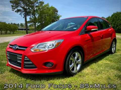 2014 Ford Focus SE Hatchback - Flex Fuel - RED COLOR - YouTube