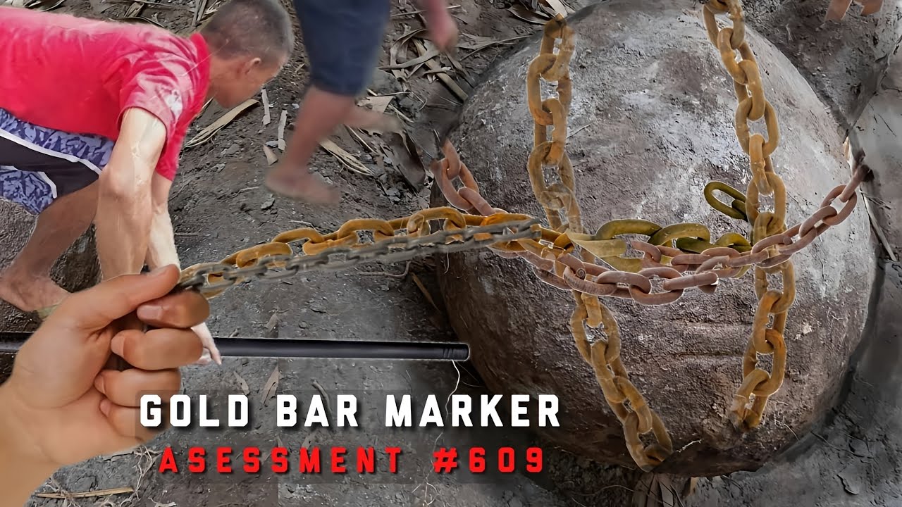 Gold Bar marker assessment #609 [japanese treasure] - YouTube