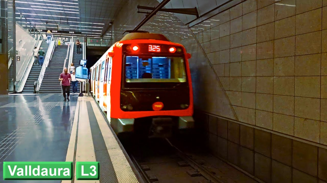 Valldaura L3 : Metro de Barcelona ( TMB 5000 - 3000 ) - YouTube