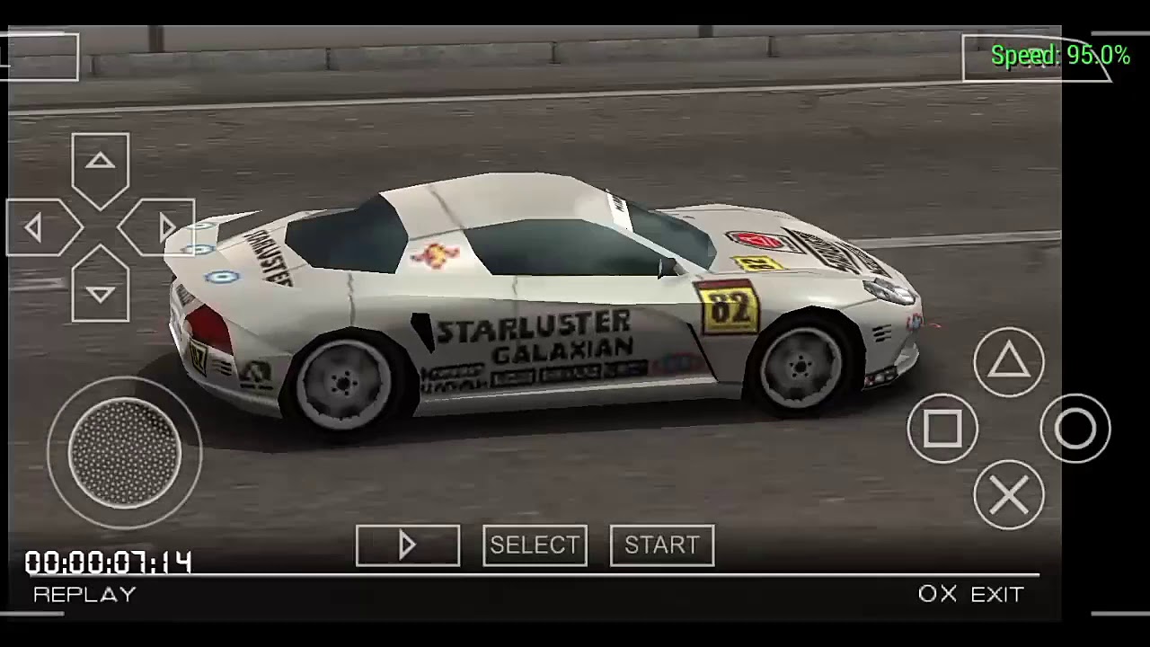 Ridge racing gameplay in Android in world tuor on ppsspp - YouTube