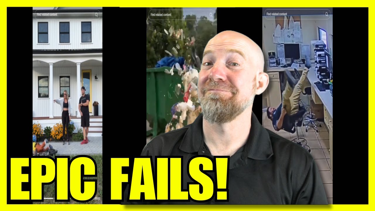 Epic Fails Compilation Reaction With The Angry Ginger - YouTube