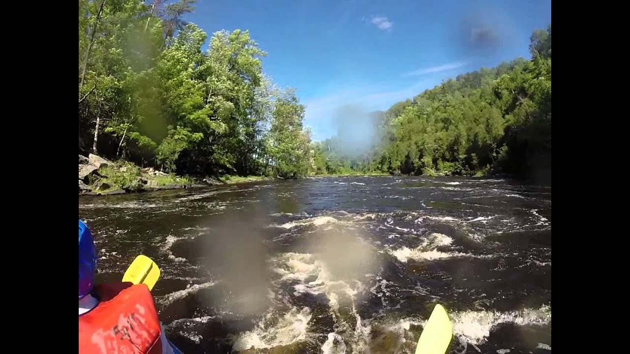 Whitewater Rafting Menominee River HERO style Part Seven - YouTube