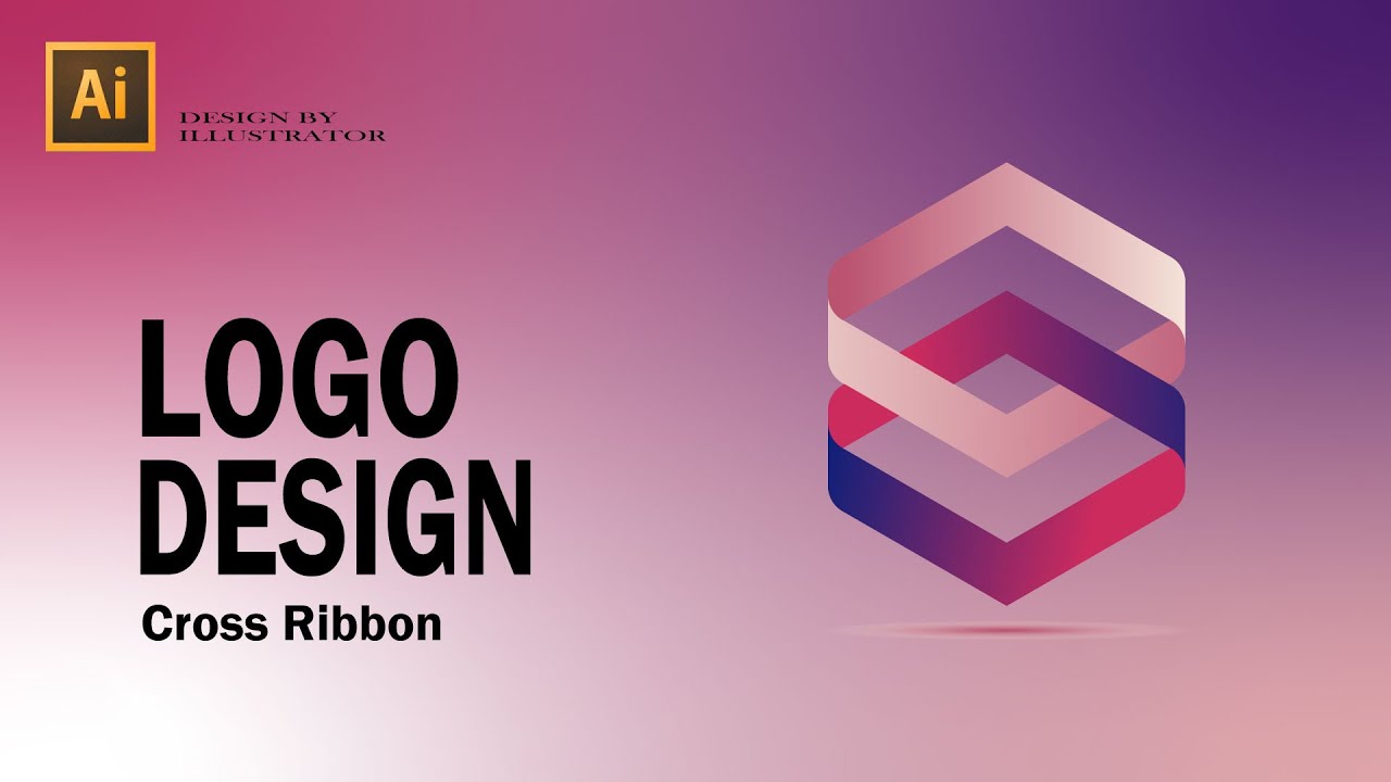 Adobe Illustrator | 3D Logo Design ( Cross Ribbon ) Tips & Things to ...