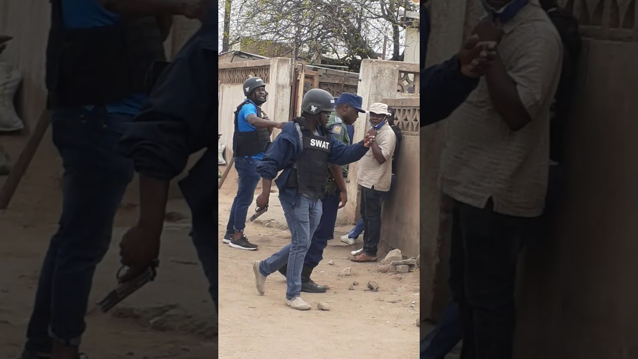 Beitbridge Robber vs Police stand off - YouTube