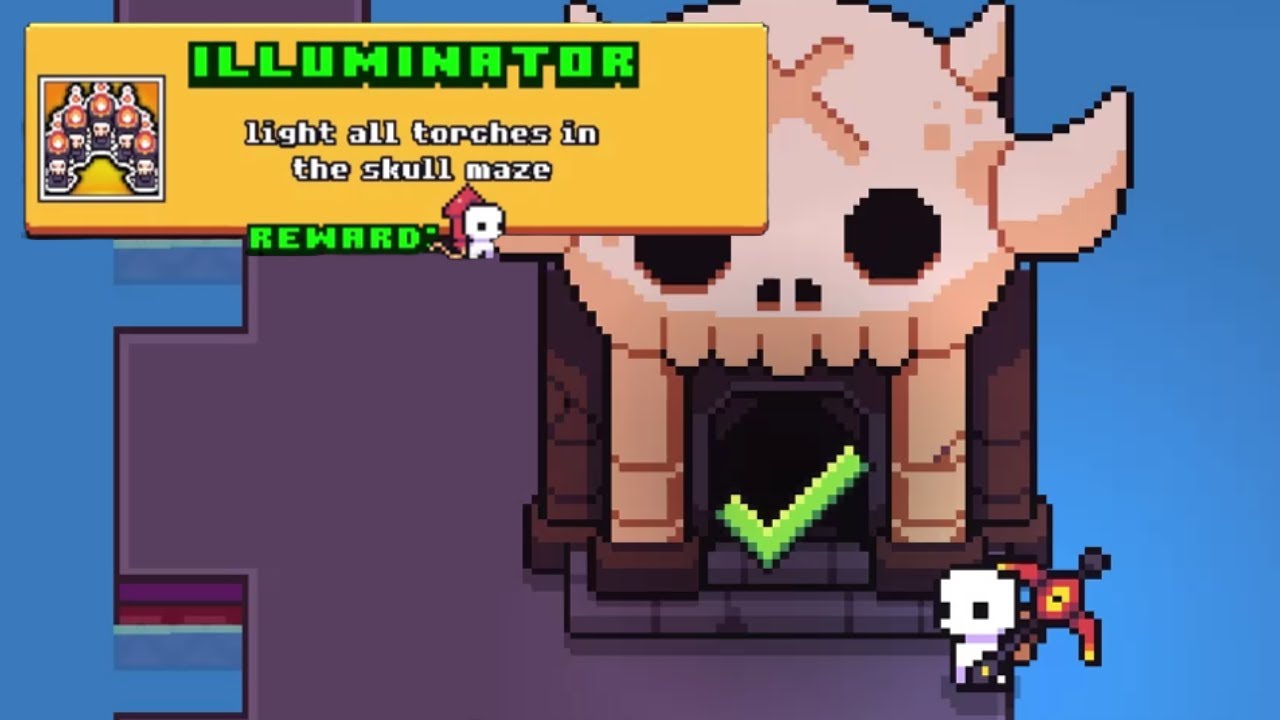 How to Beat the Skull Maze Forager - YouTube