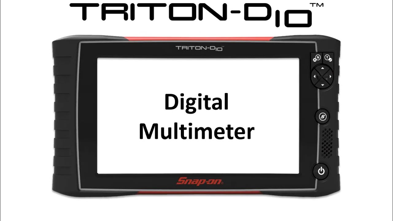 Digital Multimeter: TRITON-D10™ (Pt. 9/11) | Snap-on® Training ...