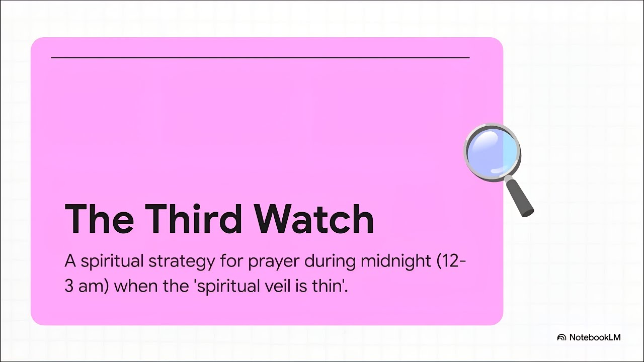 3. The Third Watch: Midnight Hour Spiritual Warfare Strategy. - YouTube