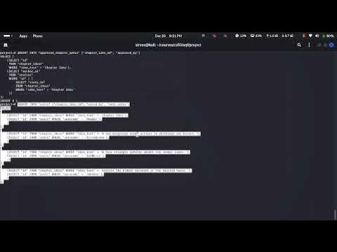 CS50 SQL - Collaborative Story-Writing Platform (Final Project) - YouTube
