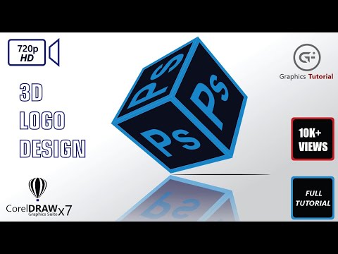 CorelDraw x7 Tutorials | Cubic 3d logo design | Graphics Tutorial - YouTube