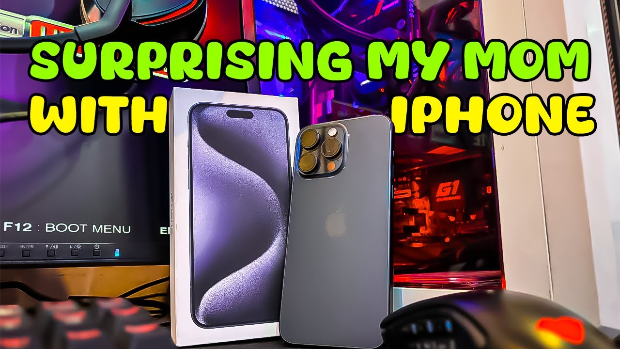 GIFTING MY MOM A BRAND NEW IPHONE - YouTube
