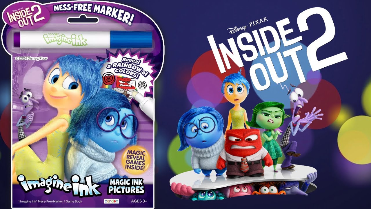 Inside Out 2 Imagine Ink Coloring & Activity Book | ACTIVITIES ...