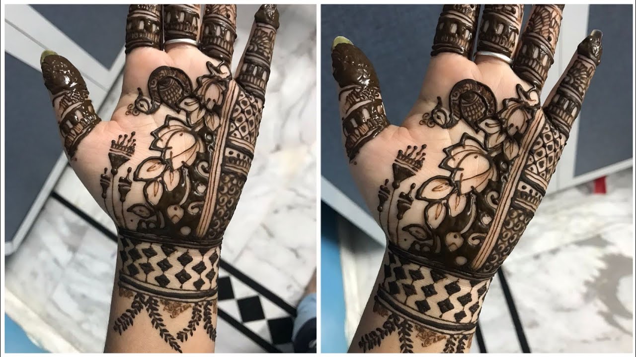 how to apply heena on hand | simple and easy tutorial - YouTube