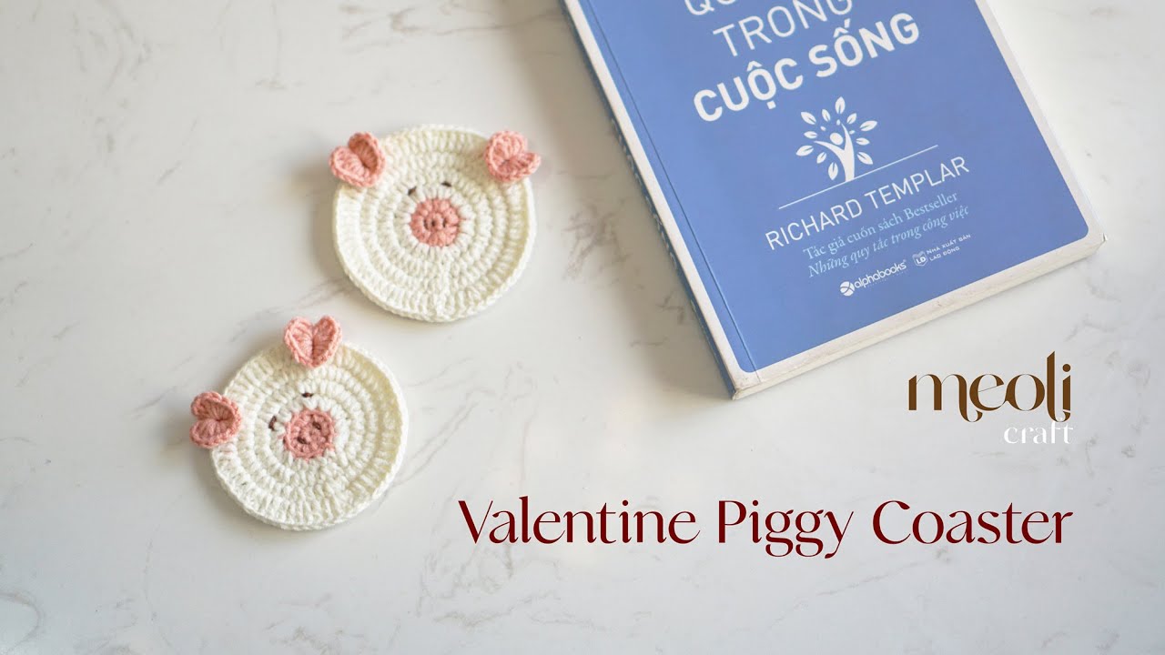 Valentine Piggy Coaster Tutorial - YouTube