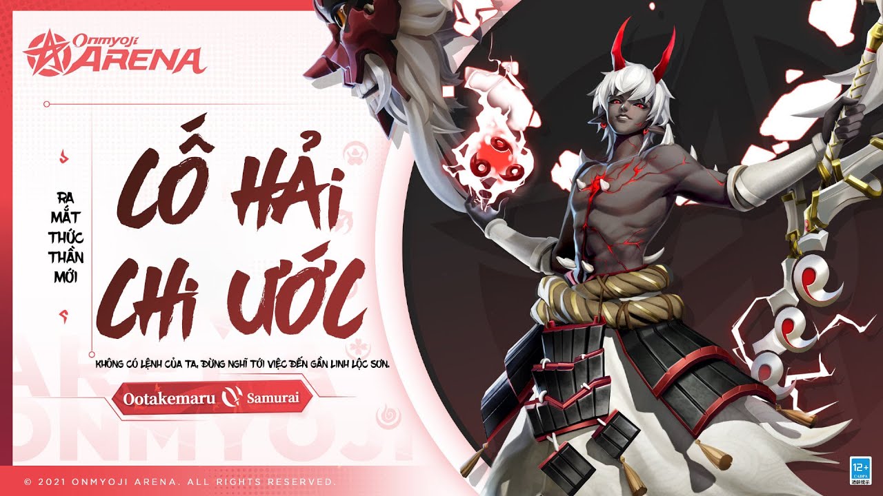 🌸Onmyoji Arena: New Shikigami Ootakemaru [Đại Nhạc Hoàn] - Samurai Lả ...