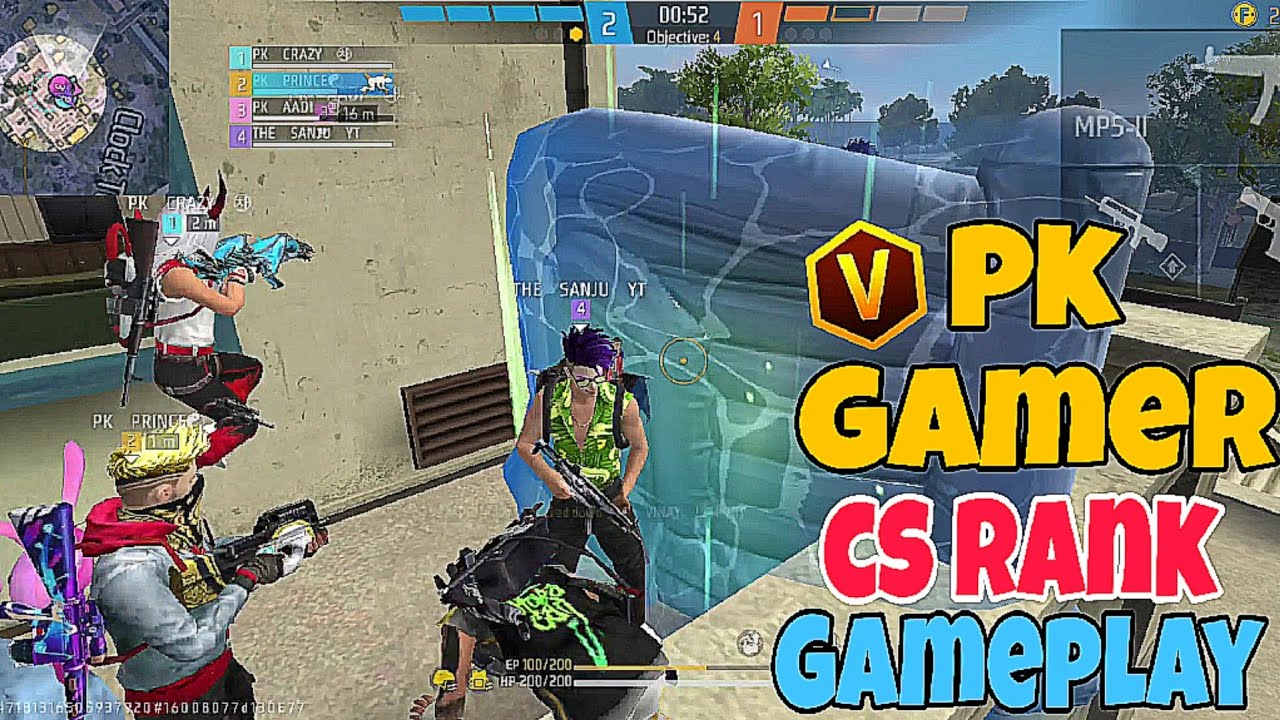 Pk Gamer 🗿 Squde Ke Sath Cs Rank Full Game Play Clip @P.K.GAMERS - YouTube