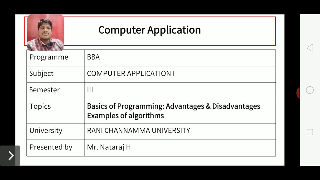 Basics Of Programming Advantages And Disadvantages Of Algorithms Basics Of Programming Advantages And Disadvantages Of Algorithms
