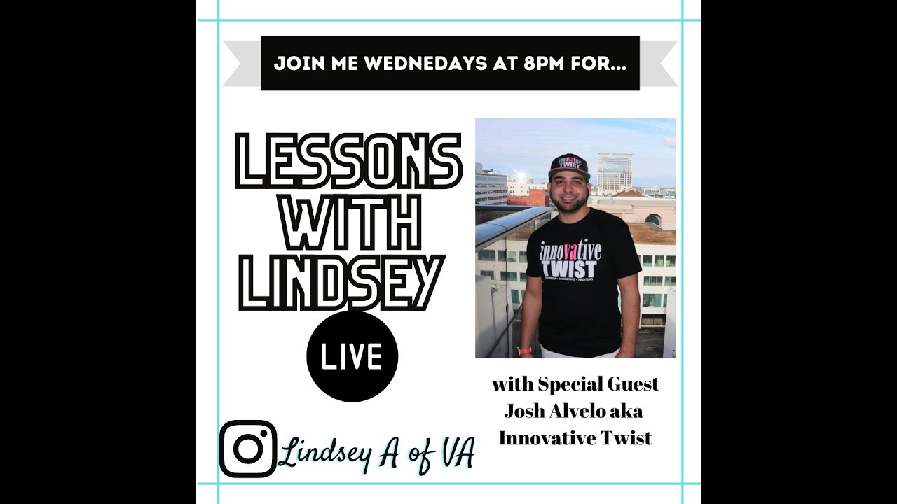 Lessons with Lindsey Live with Josh Alvelo aka Innovative Twist - YouTube